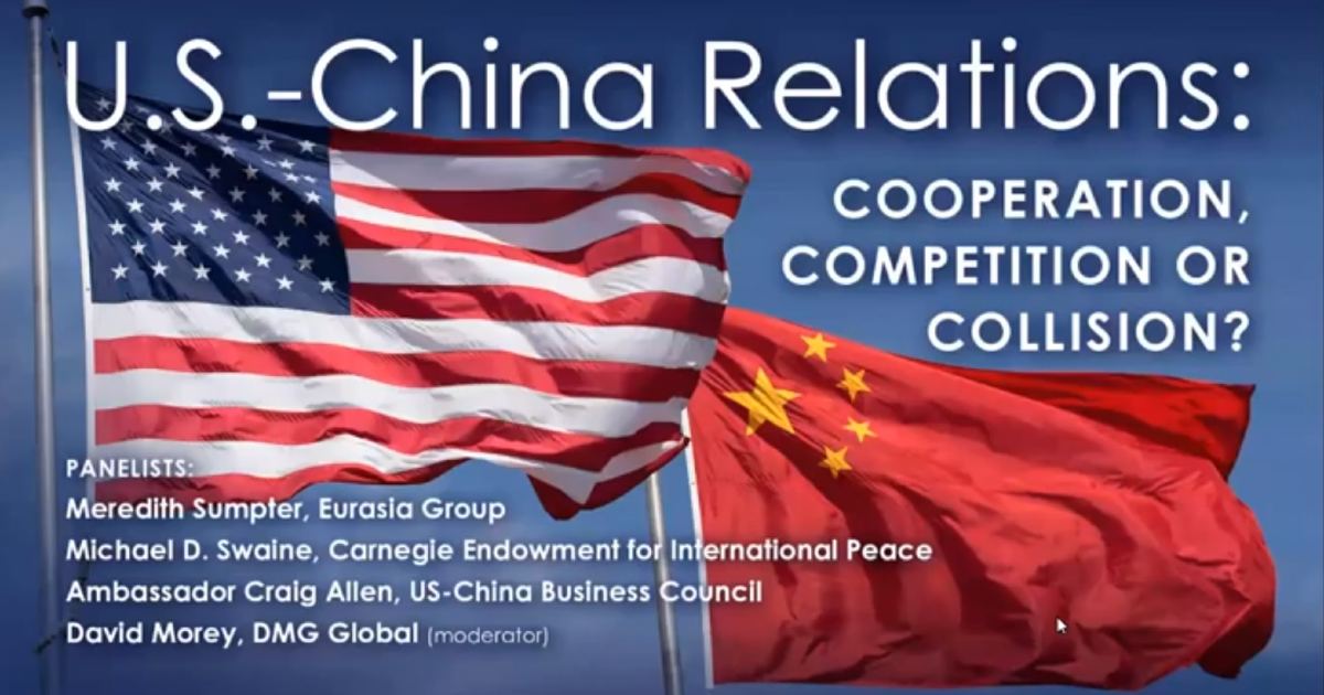 Eurasia Group | US-China relations: Cooperation, competition, or collision?